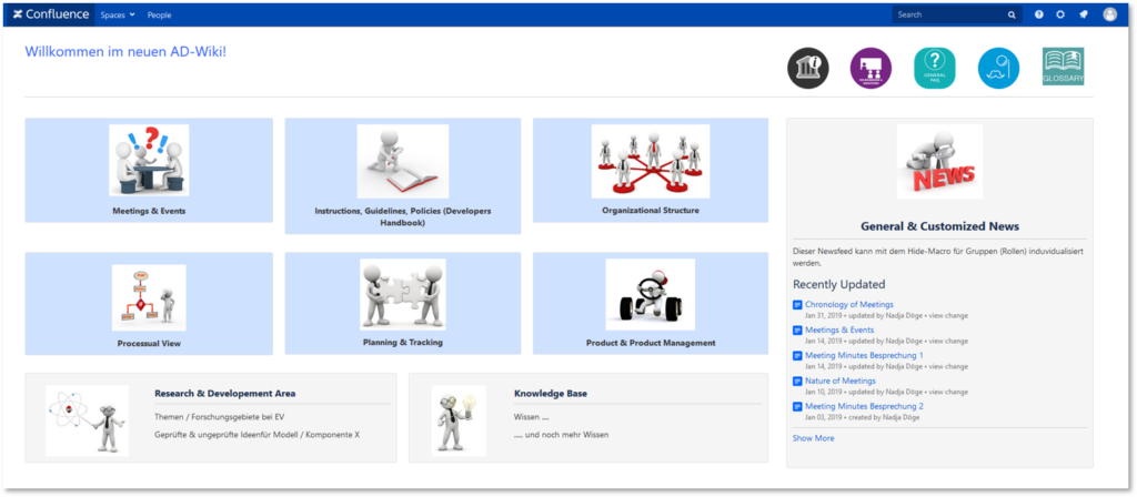 Wissensmanagement, Intranet ... mit Confluence: Beispiele der vielfältigen Verwendung | mgm insights
