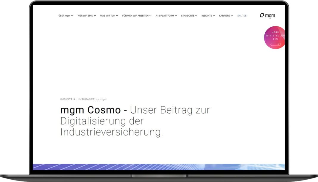 mgm insurance liefert mit X12-COSMO digitale Komplettlösung für ...